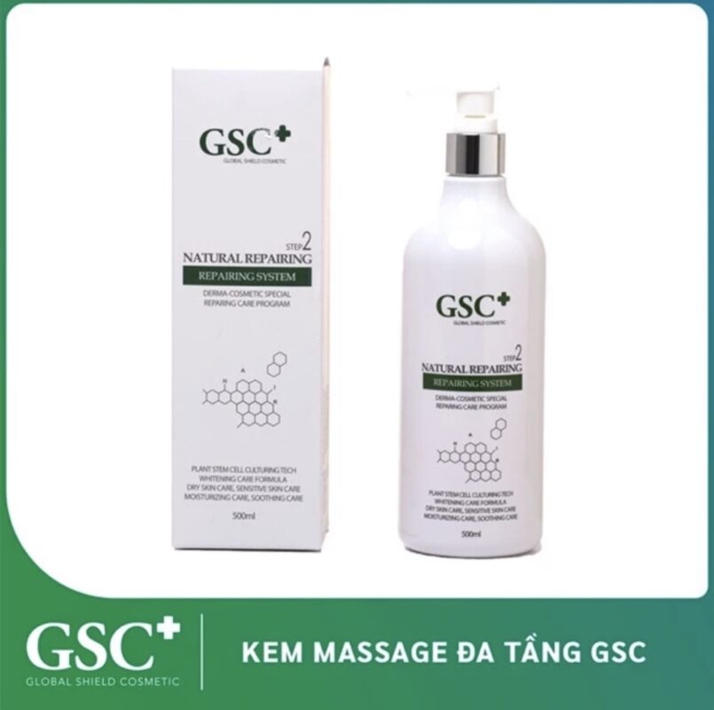 Kem Massage Đa Tầng GSC+ Natural Repairing 500ml - Skincare365.vn ...